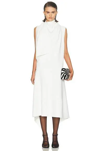 Khaite Loell Dress - Chalk