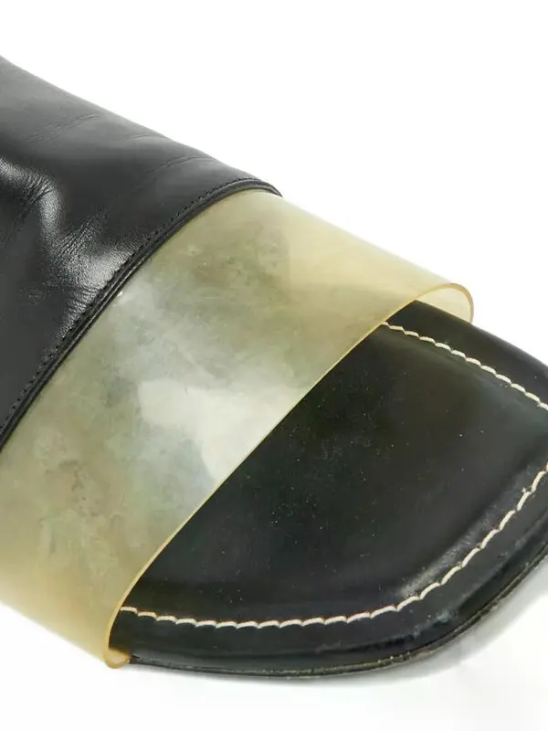 Balenciaga Leather Slide Sandals