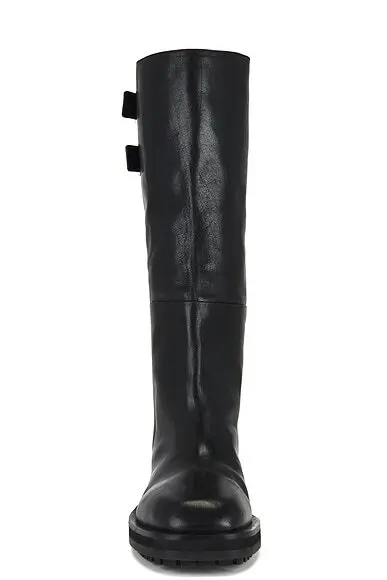 JIMMY CHOO Brooklyn Buckled Zip Up Leather Boots
