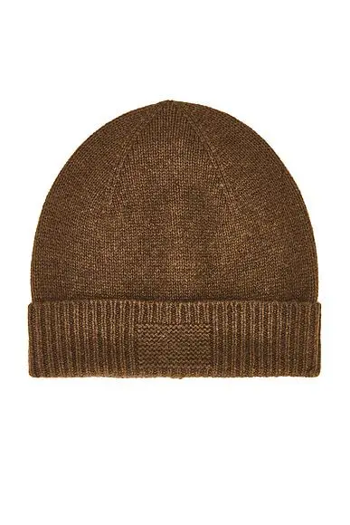Guest In Residence Ribbed Cuff Beanie - Chestnut