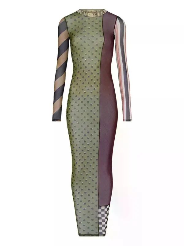JEAN PAUL GAULTIER Printed Maxi Dress - Green