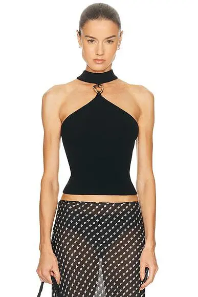 Simkhai Renlen Top With Gold-tone Hardware