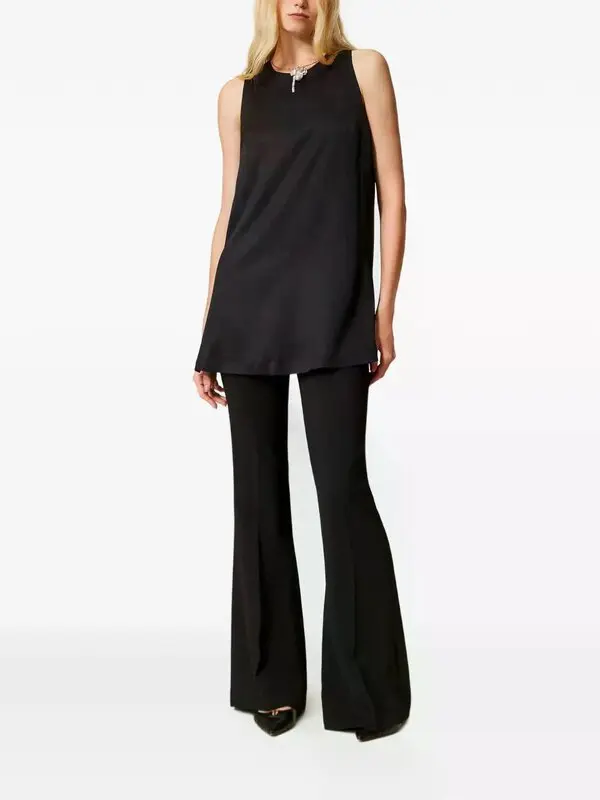 TWINSET Sleeveless Satin Blouse