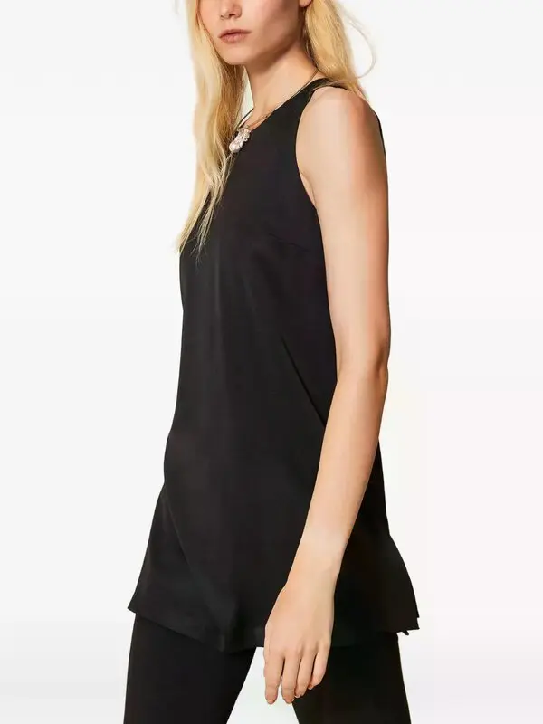 TWINSET Sleeveless Satin Blouse