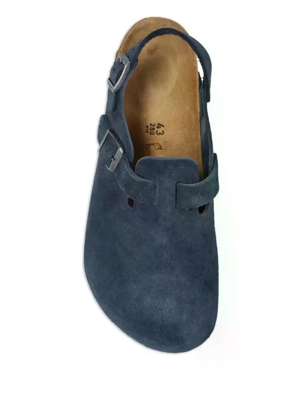 BIRKENSTOCK Tokio Buckle Strap Clogs - Blue
