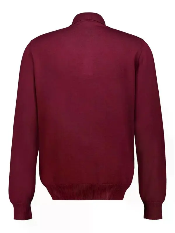 Fendi Long-sleeve Logo Polo Shirt