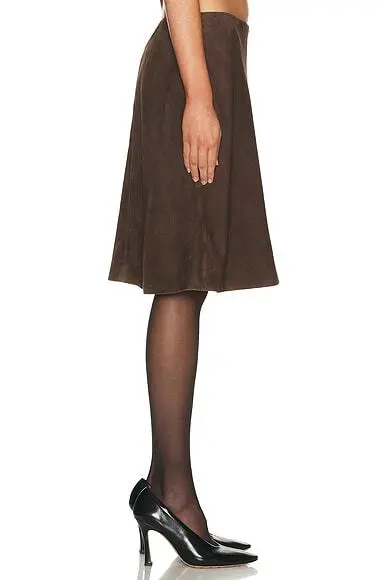 TOTEME Suede Skirt