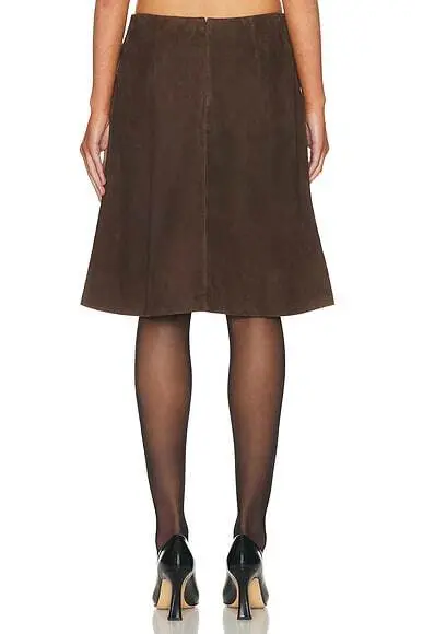 TOTEME Suede Skirt