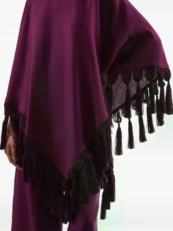 TALLER MARMO Gloria Tassel Blouse - Purple