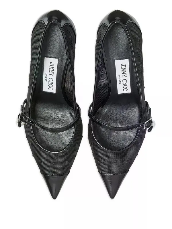 JIMMY CHOO 65mm Aren Mesh Pumps