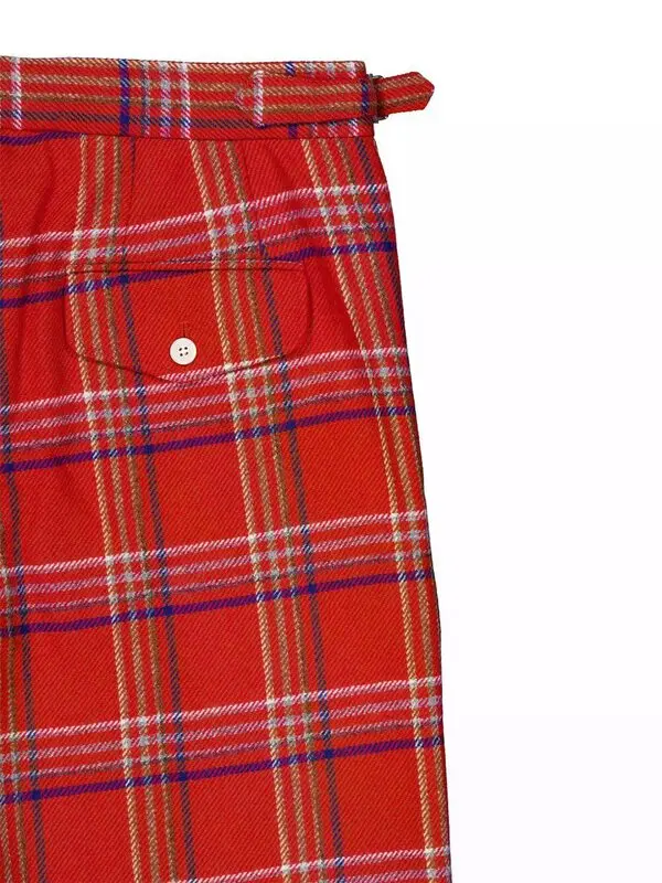 BODE Plaid-pattern Gable Trousers