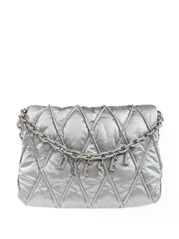 DIESEL® Charm-d Shoulder Bag - Silver