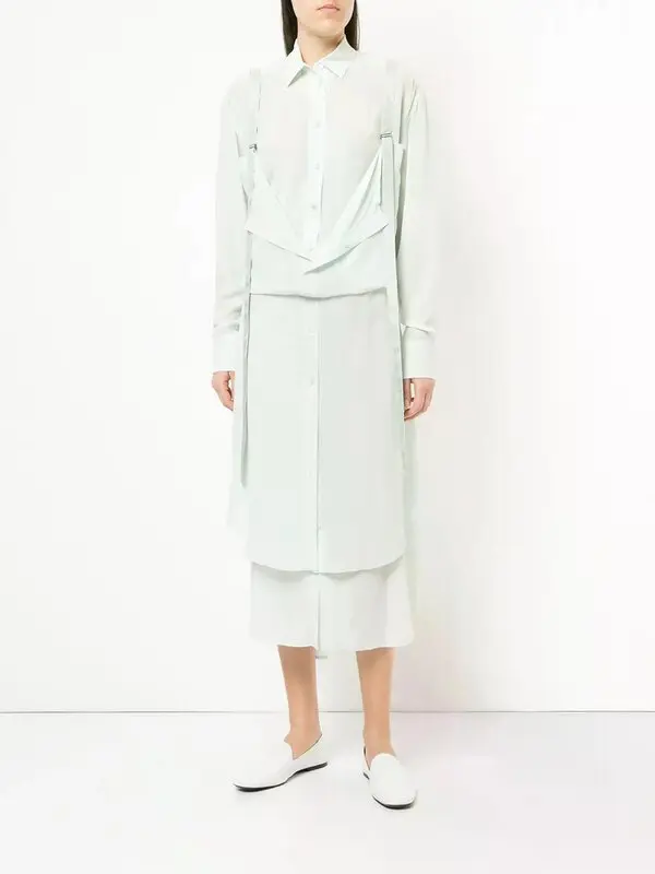 Sies Marjan Layered Button-up Skirt