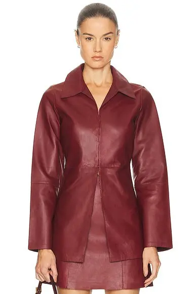 BY MALENE BIRGER Alleys Leather Shirt