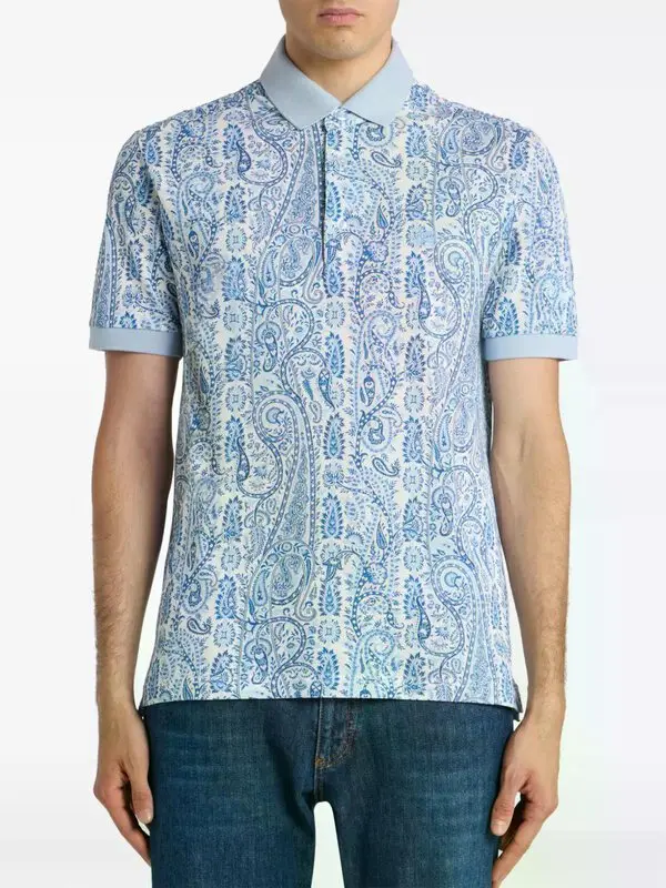 Etro Paisley-motif Polo Shirt