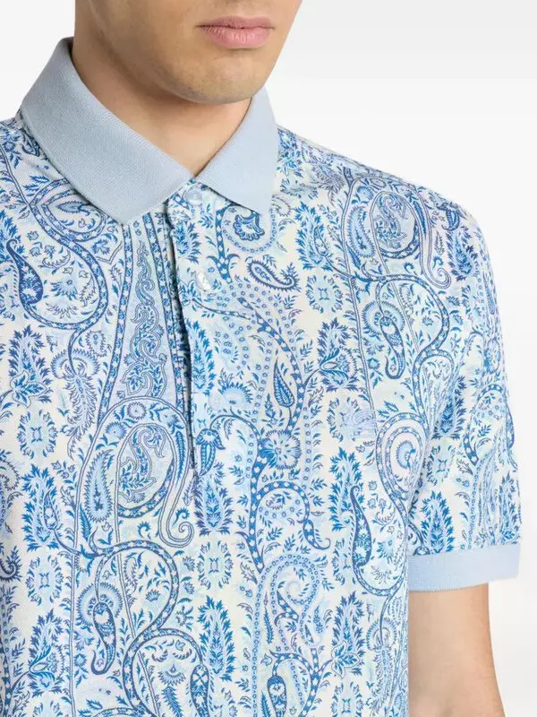 Etro Paisley-motif Polo Shirt