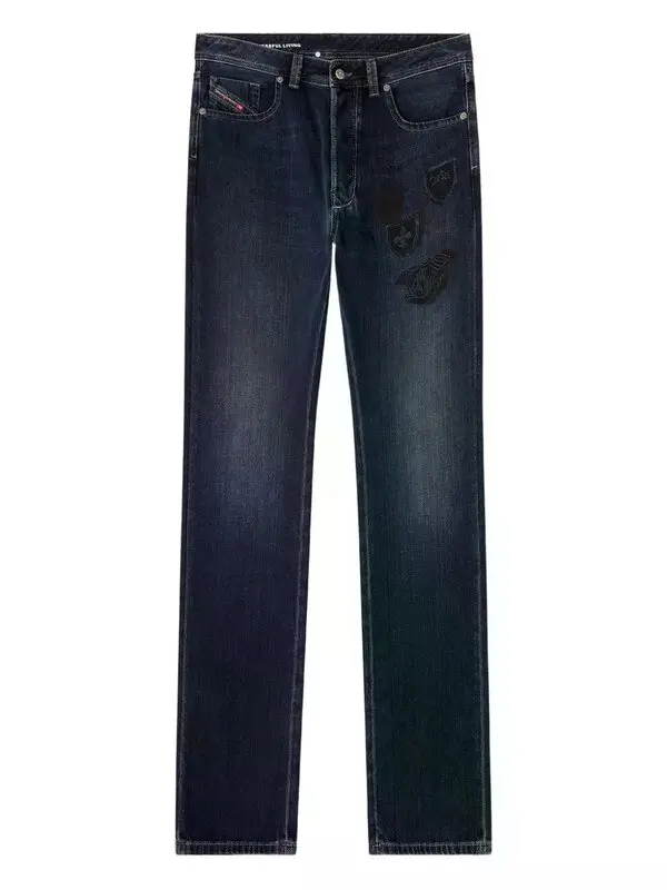 DIESEL® Larkee Shaded Embroidered Jeans
