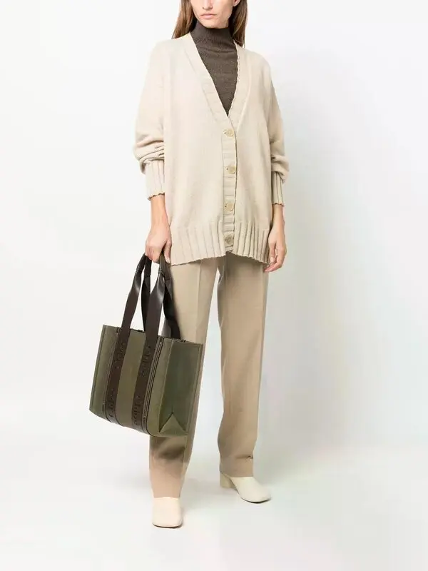 Malo Button-up Cardigan - Neutrals