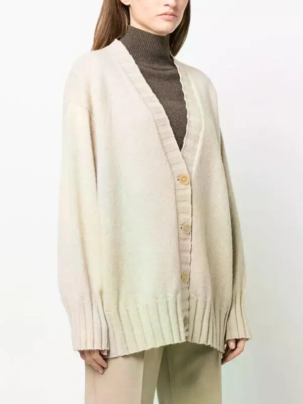 Malo Button-up Cardigan - Neutrals