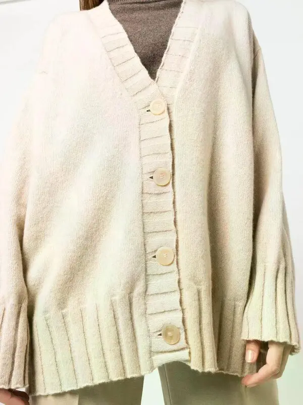 Malo Button-up Cardigan - Neutrals