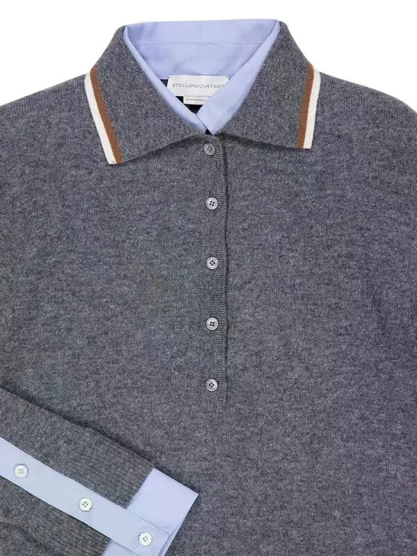 Stella McCartney Melange Polo Top