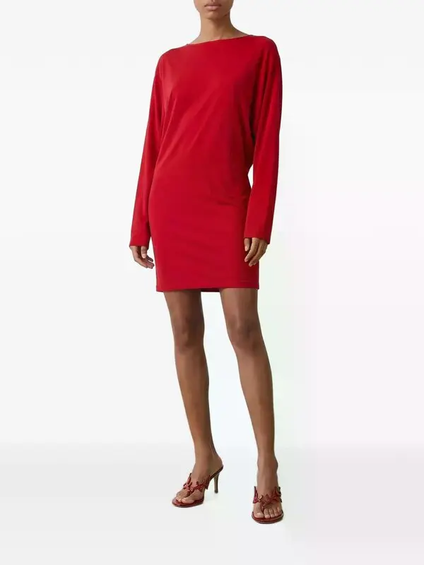 Jacquemus La Mistral Open-back Draped Dress - Red