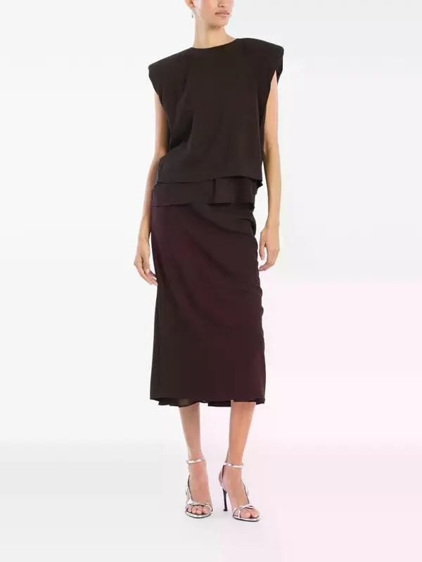 ROTATE BY BIRGER CHRISTENSEN Boxy Two-layer Vest