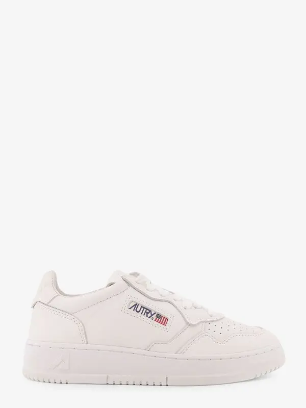 AUTRY Medalist Low Leather Sneakers - White