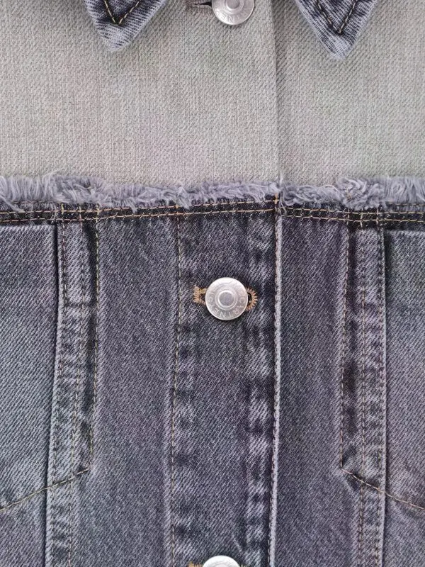 Stella McCartney Frayed Panelled Jacket