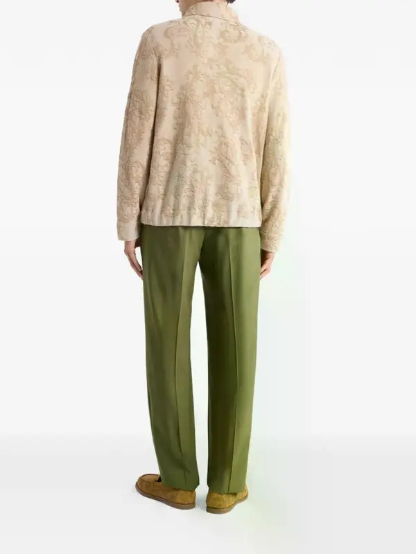 Etro Leafy-motif Cotton Jacket