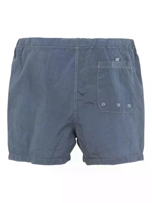 Stone Island Stripe Swim Shorts - Blue