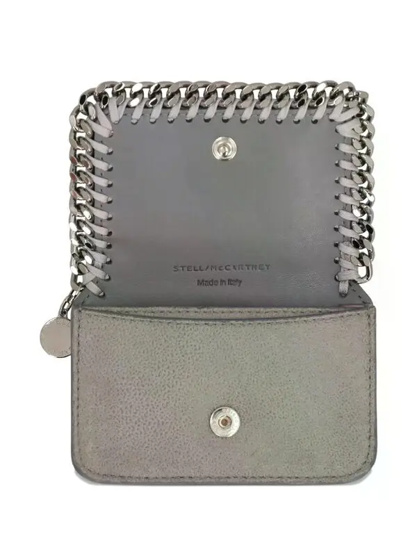 Stella McCartney Small Falabella Flap Chain Wallet - Grey