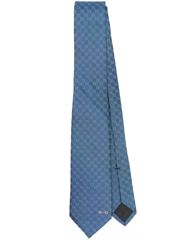 Gucci Gg Supreme Pattern Silk Tie