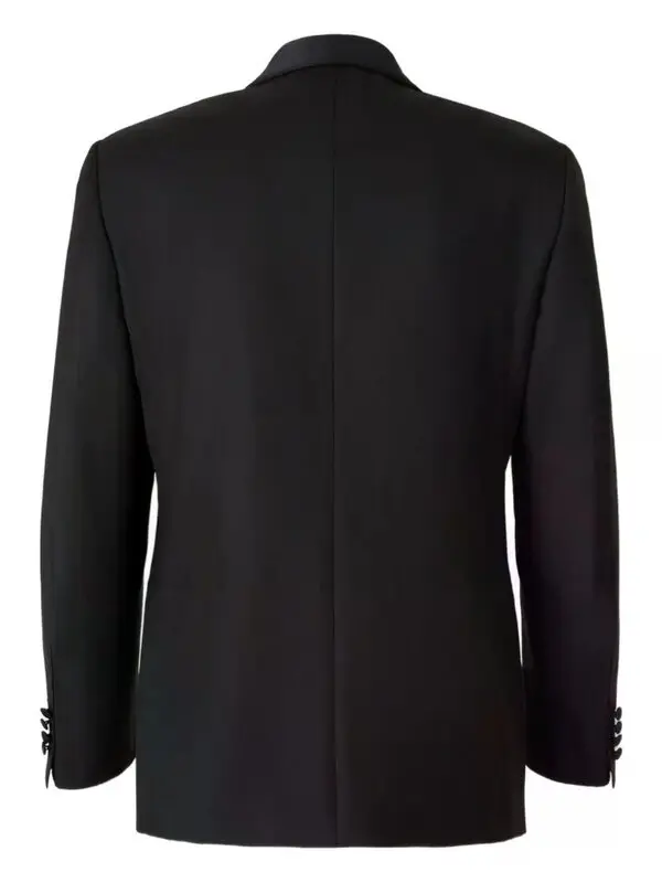 Canali Impeccabile Shawl-lapel Button Suit - Black