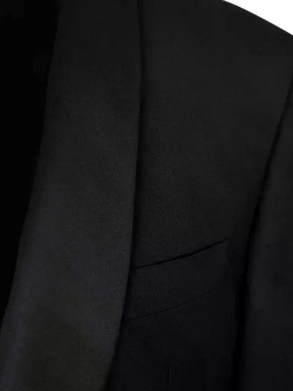 Canali Impeccabile Shawl-lapel Button Suit - Black