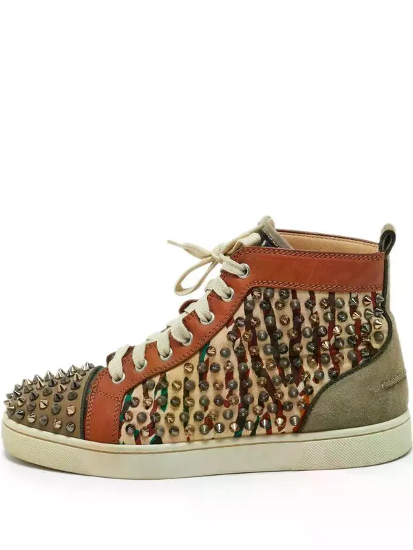 CHRISTIAN LOUBOUTIN Louis Spikes High-top Sneakers