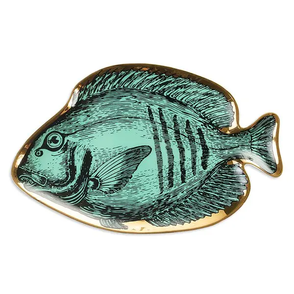 Jonathan Adler Sirena Fish Trinket Tray - Green