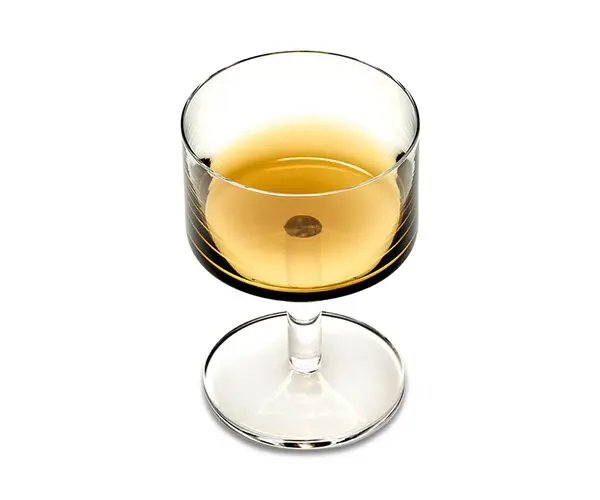 SERAX Champagne Coupe Amber Zuma, Set Of 4