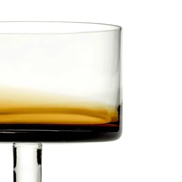 SERAX Champagne Coupe Amber Zuma, Set Of 4