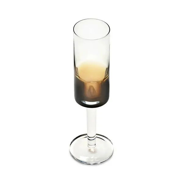 SERAX Champagne Glass Amber Zuma, Set Of 4