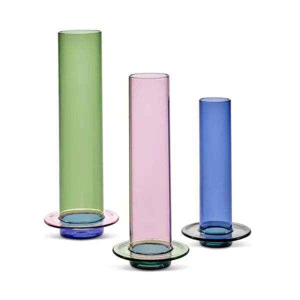 SERAX Vase M Glass Towers - Pink