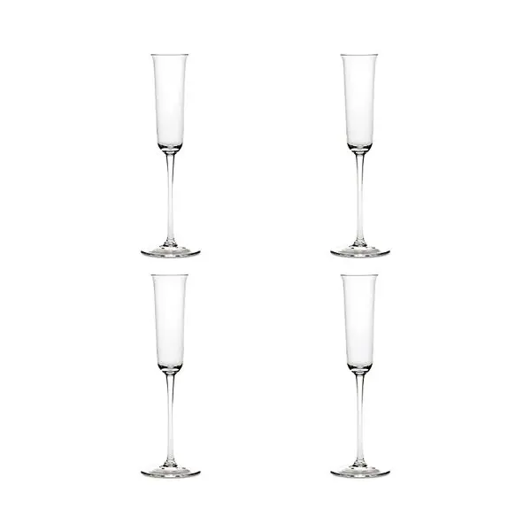 SERAX Grace Champagne Glass, Set Of 4 - Transparent