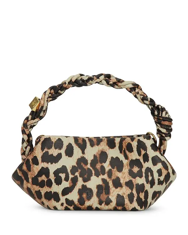 GANNI Animal Print Mini Bou Bag - Leopard