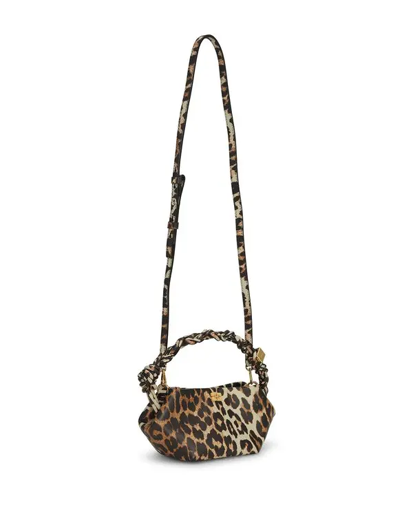 GANNI Animal Print Mini Bou Bag - Leopard