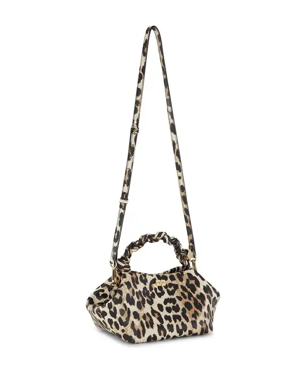 GANNI Animal Print Small Bou Bag - Leopard