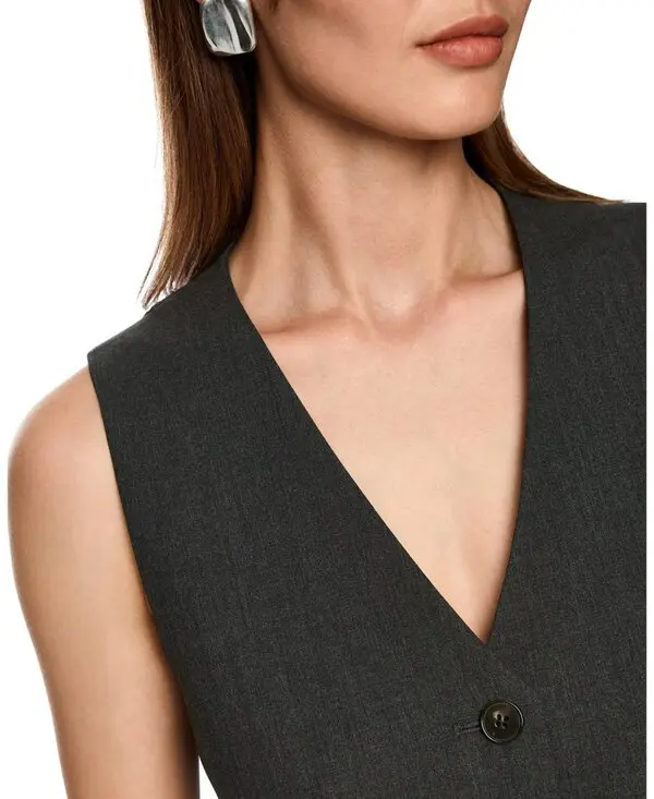 MARC CAIN Fitted Waistcoat With Belt