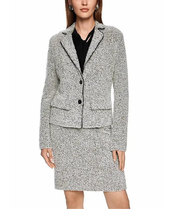 MARC CAIN Boucle Blazer Knitted In Germany