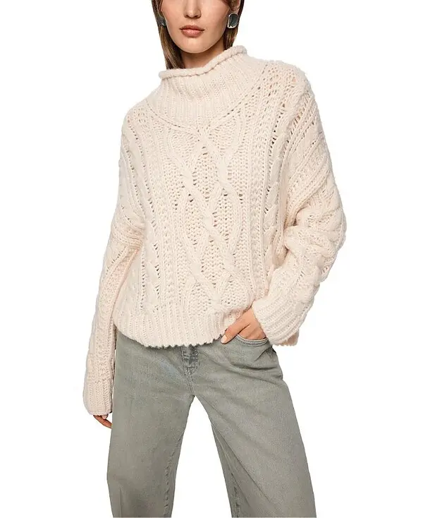 MARC CAIN Knitted In Germany Cable Knit Jumper