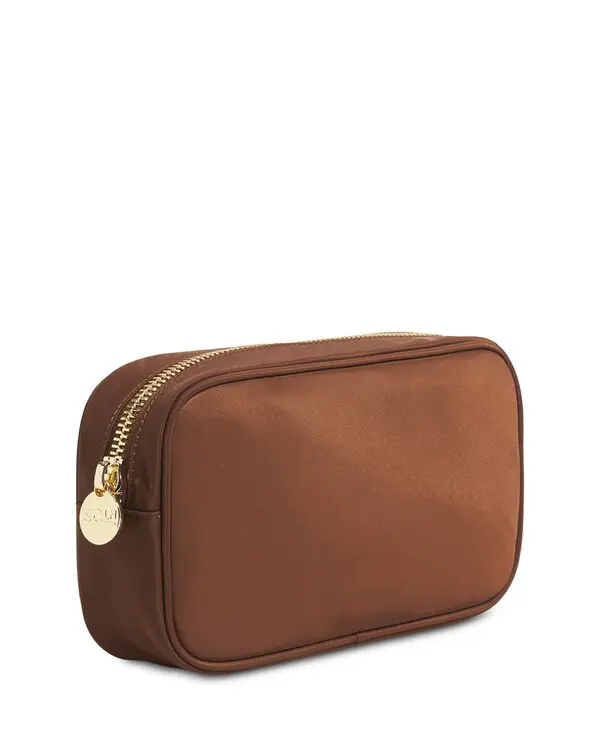 Stoney Clover Lane Classic Small Nylon Pouch - Espresso
