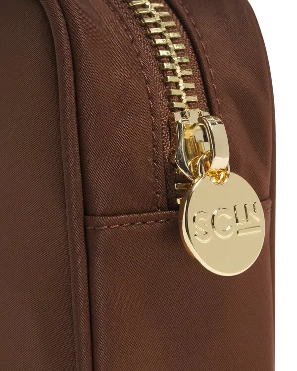 Stoney Clover Lane Classic Small Nylon Pouch - Espresso